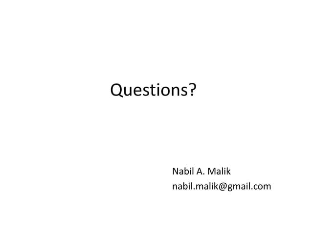 Nabil Malik - Security performance metrics | PPTX | IT and Internet ...