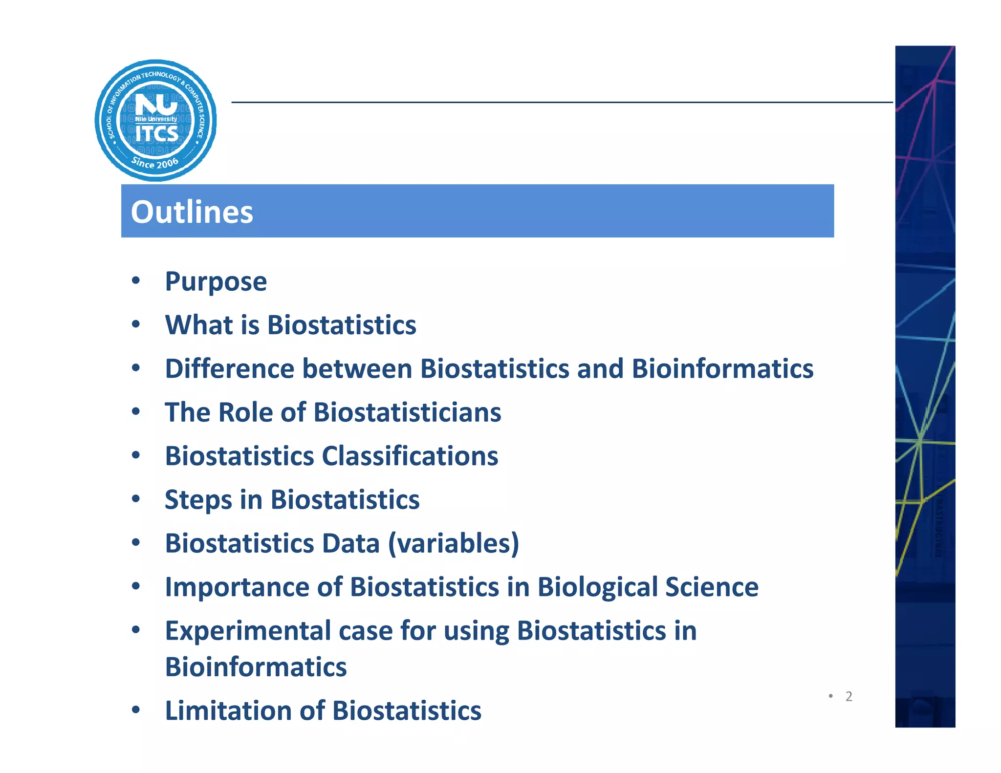 Biostatistics and its importance to Biologist | PDF