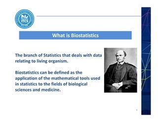 Biostatistics and its importance to Biologist | PDF