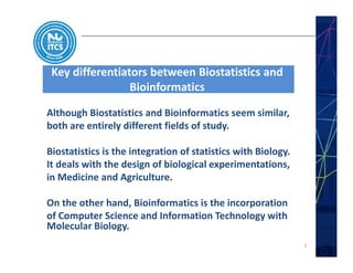 Biostatistics and its importance to Biologist | PDF