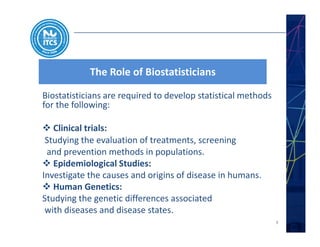Biostatistics and its importance to Biologist | PDF