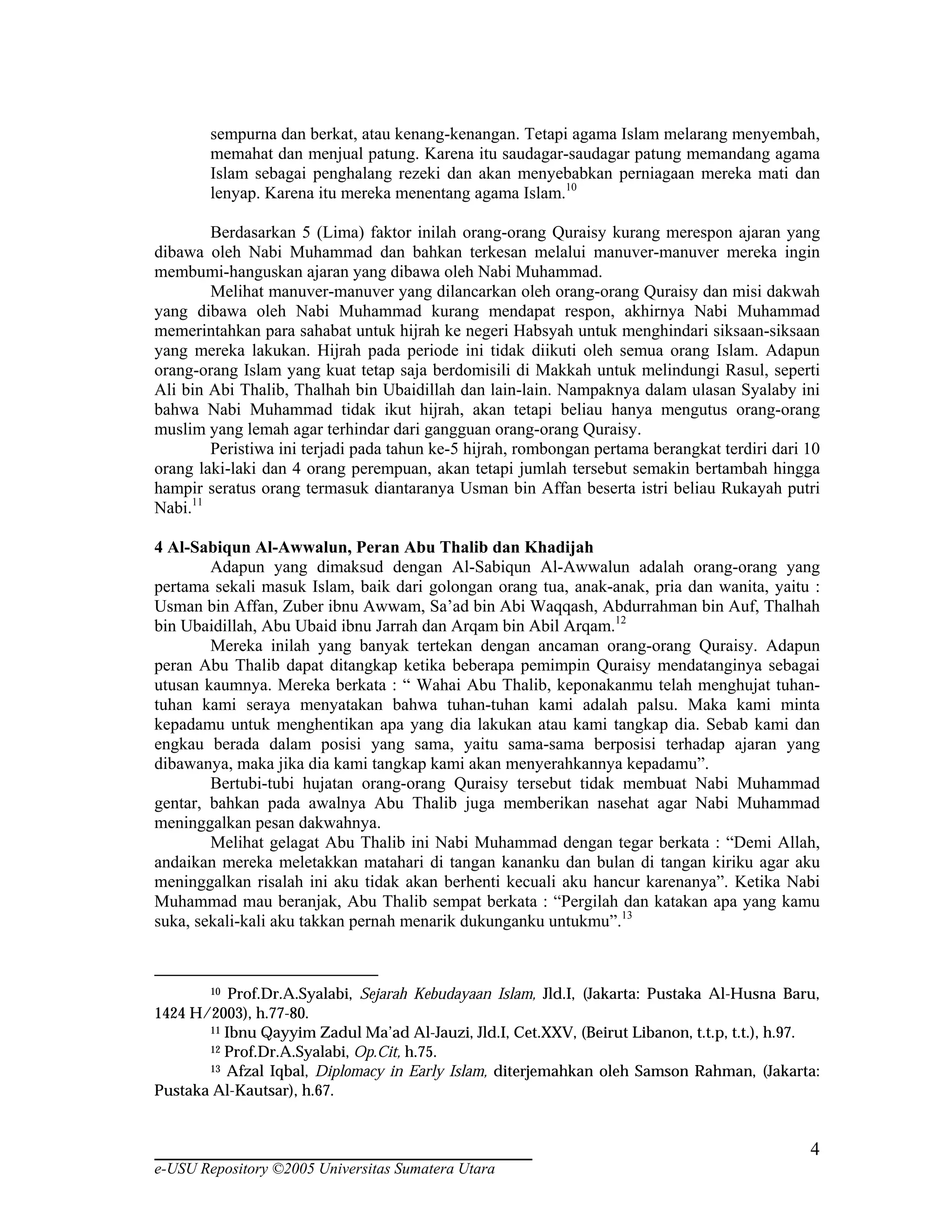 Nabi muhammad biografi | PDF