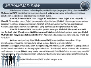 Nabi muhammad saw | PPTX