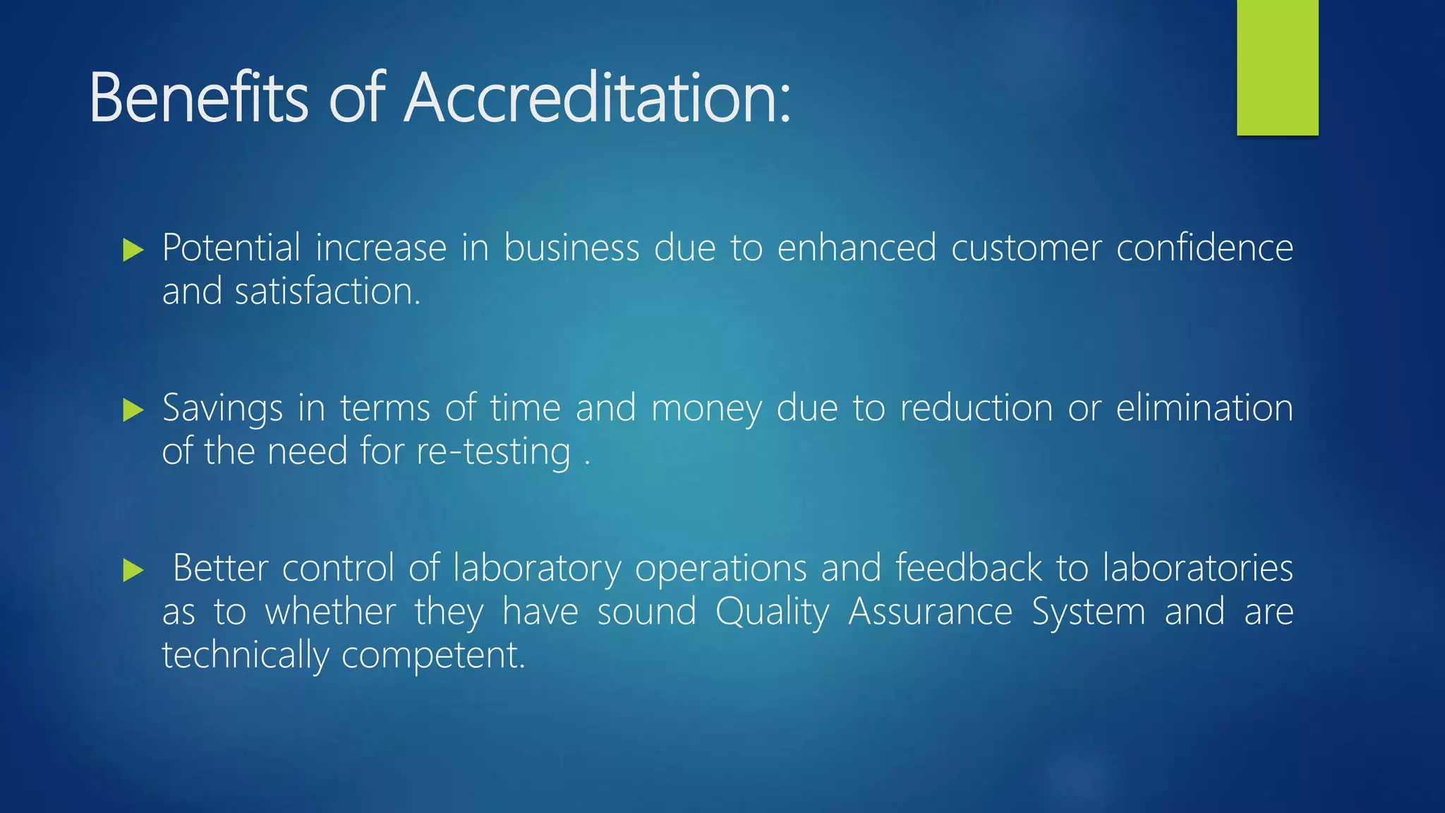 National Accreditation Board For Testing And Calibration Laboratori0es Nabl Ppt