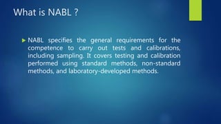 NATIONAL ACCREDITATION BOARD FOR TESTING AND CALIBRATION LABORATORI0ES ...
