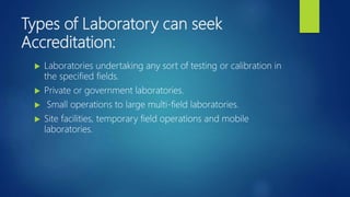 NATIONAL ACCREDITATION BOARD FOR TESTING AND CALIBRATION LABORATORI0ES ...