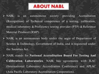NABL Accreditation | PPTX