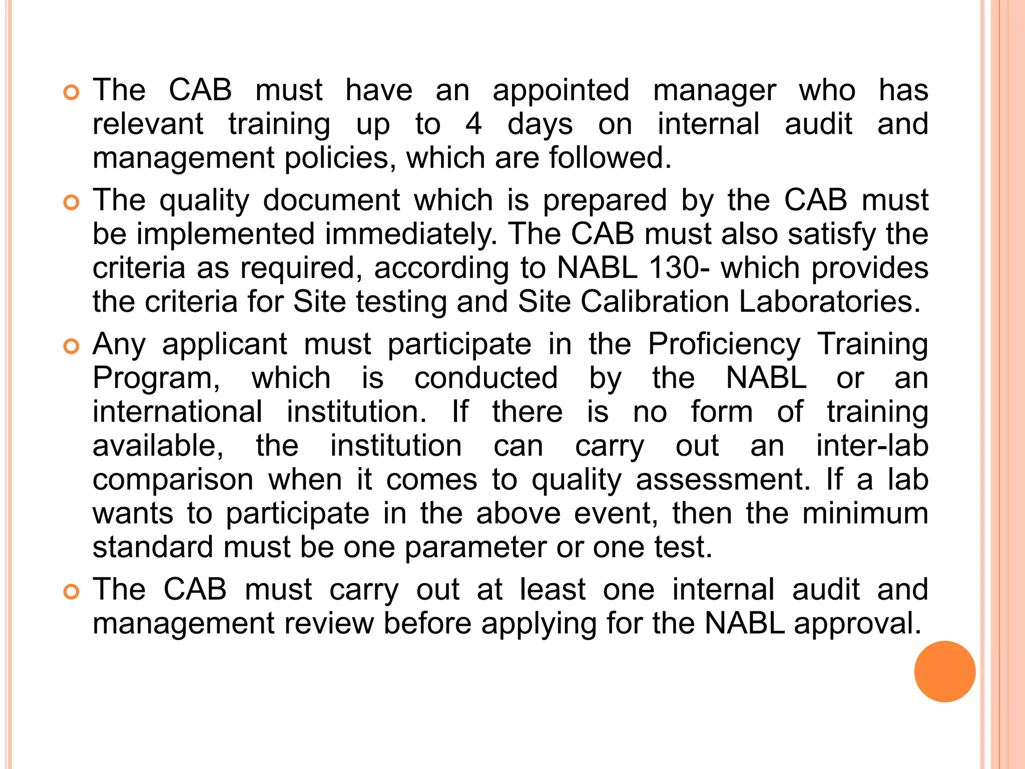 NABL ( NATIONAL ACCREDITATION BOARD DOR TESTING AND CALIBRATION ...