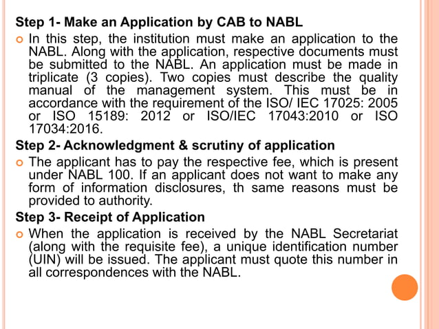 NABL ( NATIONAL ACCREDITATION BOARD DOR TESTING AND CALIBRATION ...