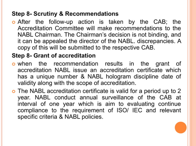 NABL ( NATIONAL ACCREDITATION BOARD DOR TESTING AND CALIBRATION ...