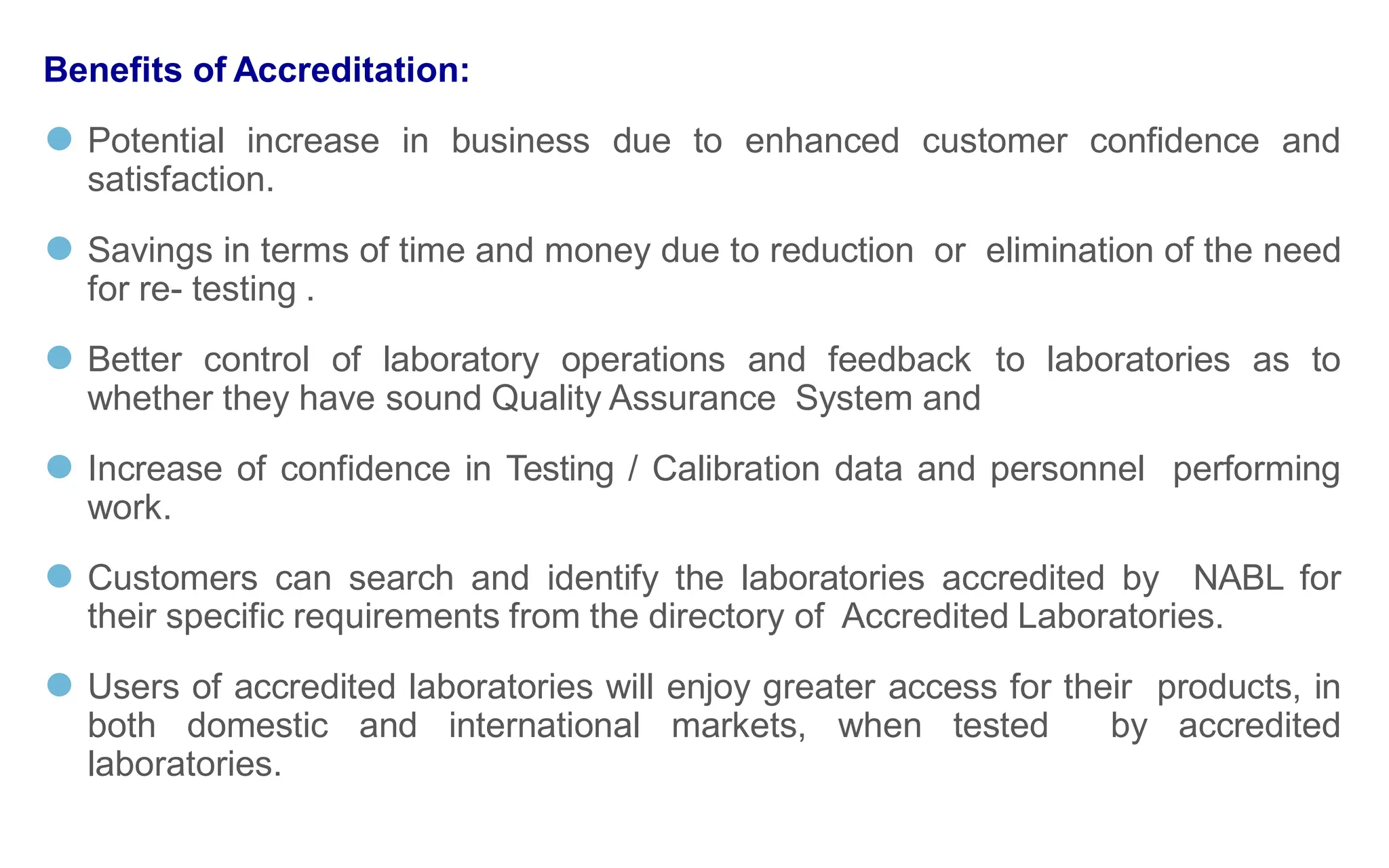 National Accreditation Board for Testing and Calibration Laboratories | PDF