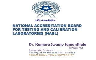 National Accreditation Board for Testing and Calibration Laboratories | PDF