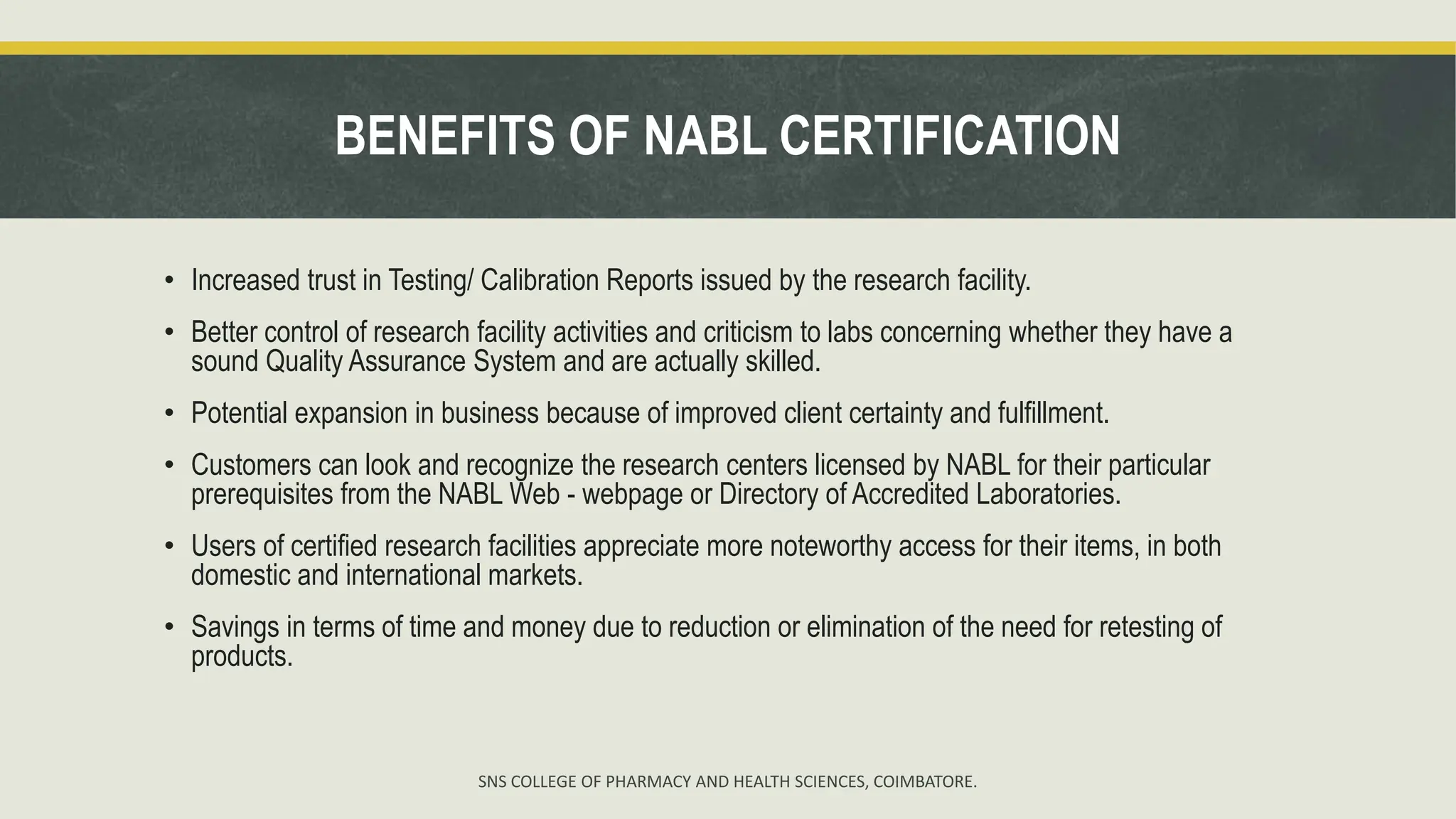 National Accreditation Board for Testing and Calibration Laboratories ...