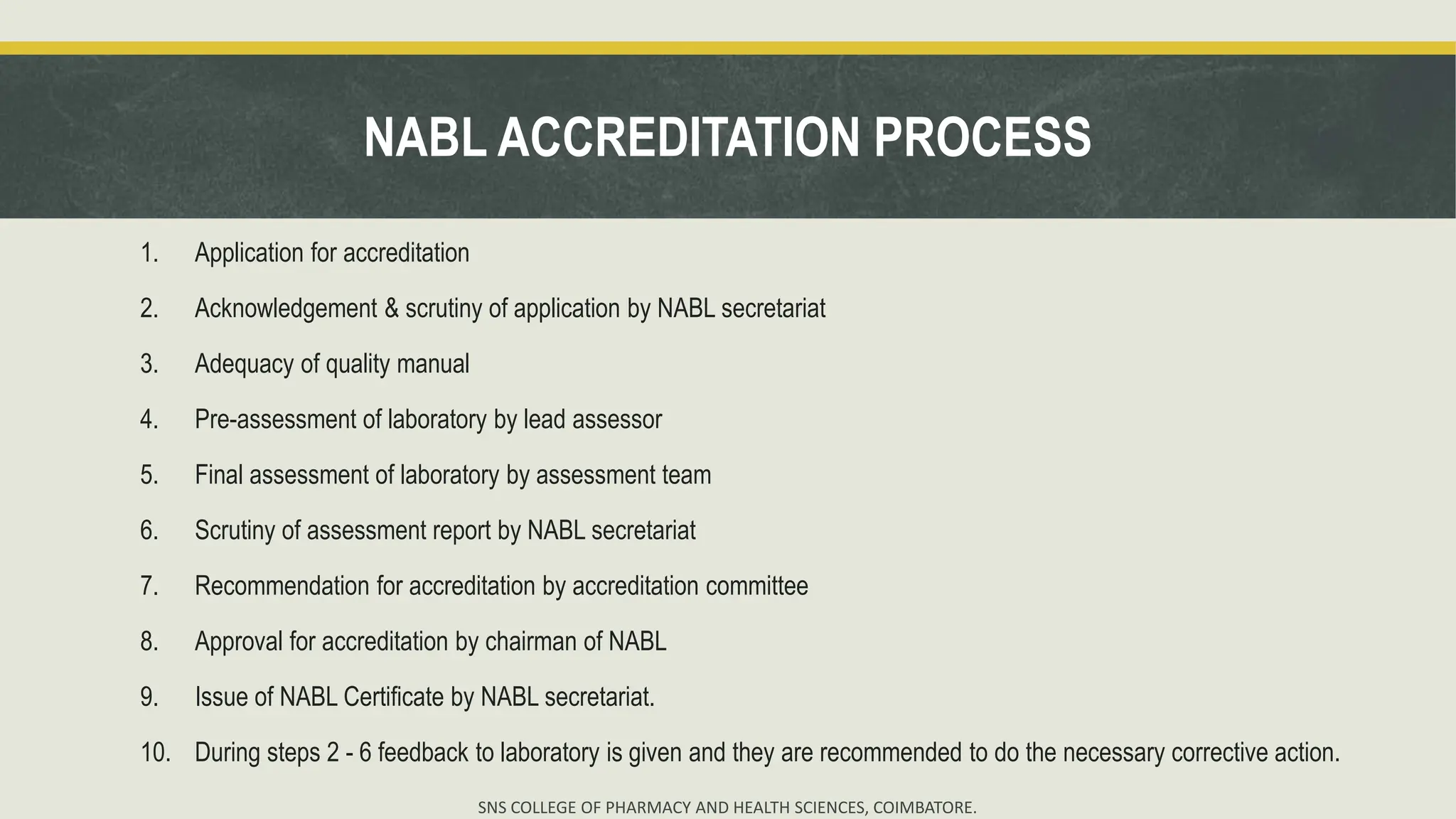 National Accreditation Board for Testing and Calibration Laboratories ...