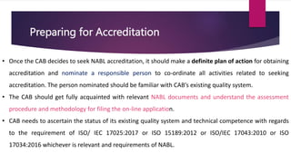 National Accreditation Board for testing and Calibration laboratory ...