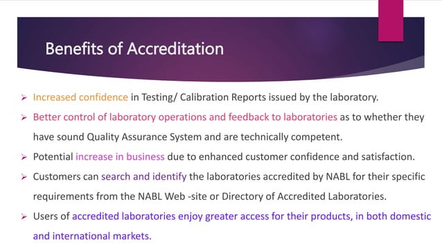 National Accreditation Board for testing and Calibration laboratory ...