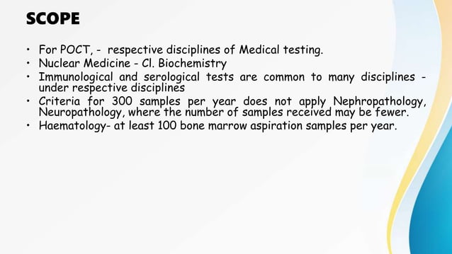 Nabl 112 gap analysis general | PPTX | Blood Disorders | Diseases and Conditions