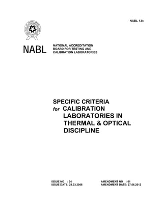 NABL 124 Thermal | PDF