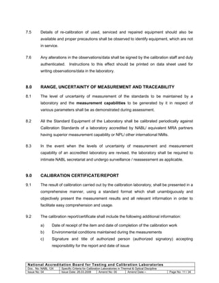 NABL 124 Thermal | PDF