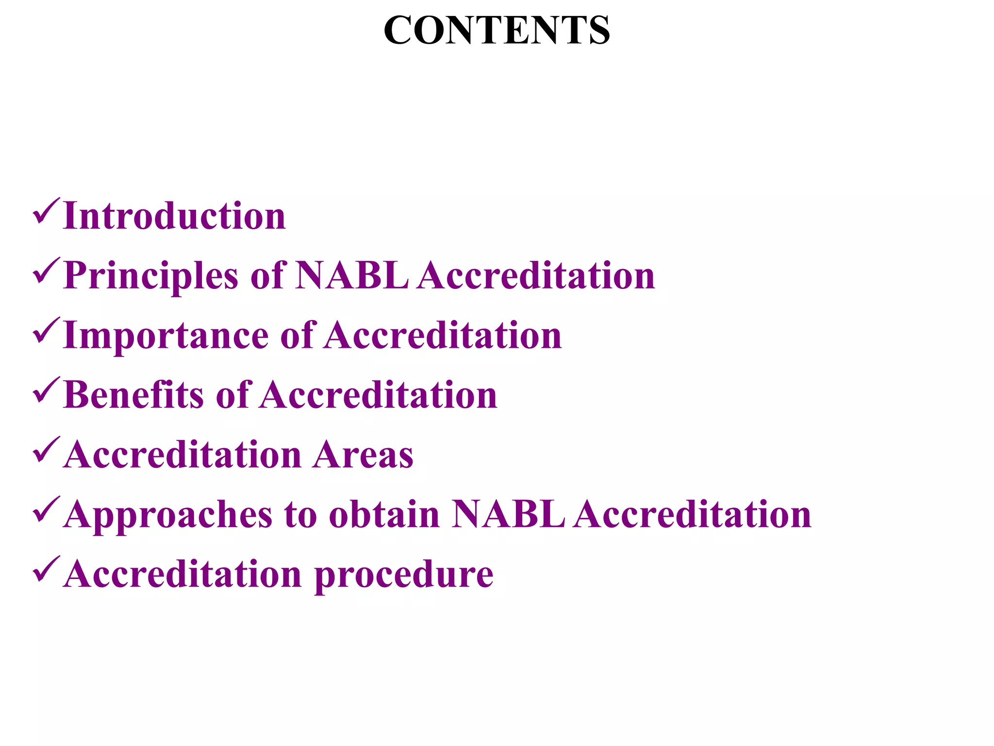 NABL ACCREDITATION | PPTX