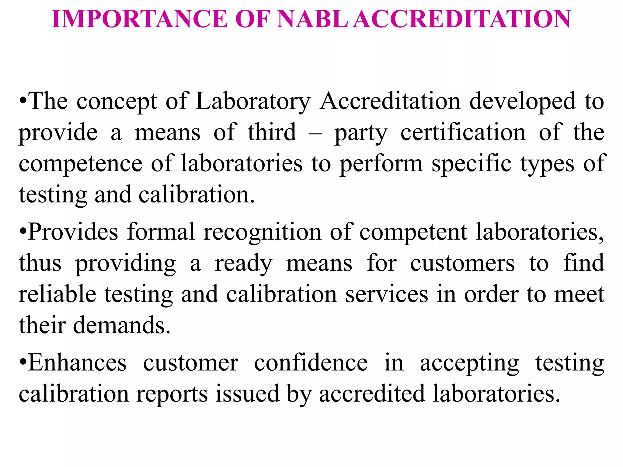 NABL ACCREDITATION | PPTX
