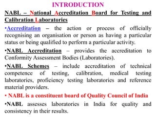 NABL ACCREDITATION | PPTX