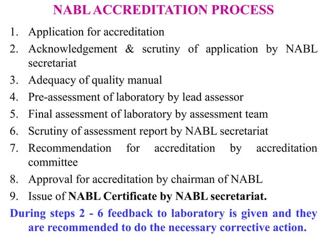 NABL ACCREDITATION | PPTX