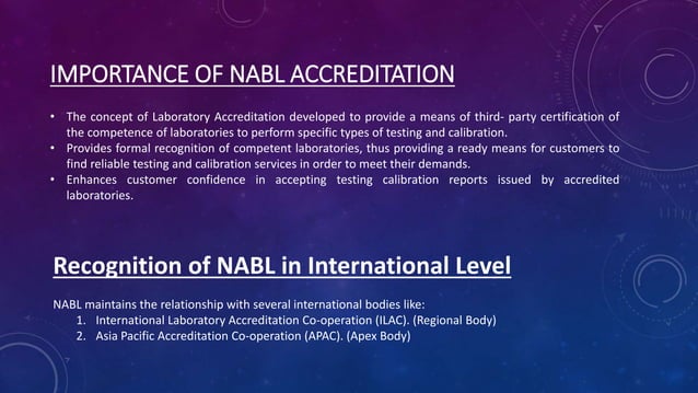 National Accreditation Board for Testing and Calibration Laboratories ...