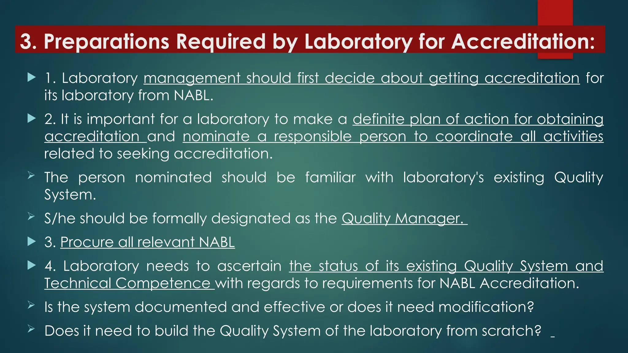 NABL accreditation : Principles and procedures | PPTX