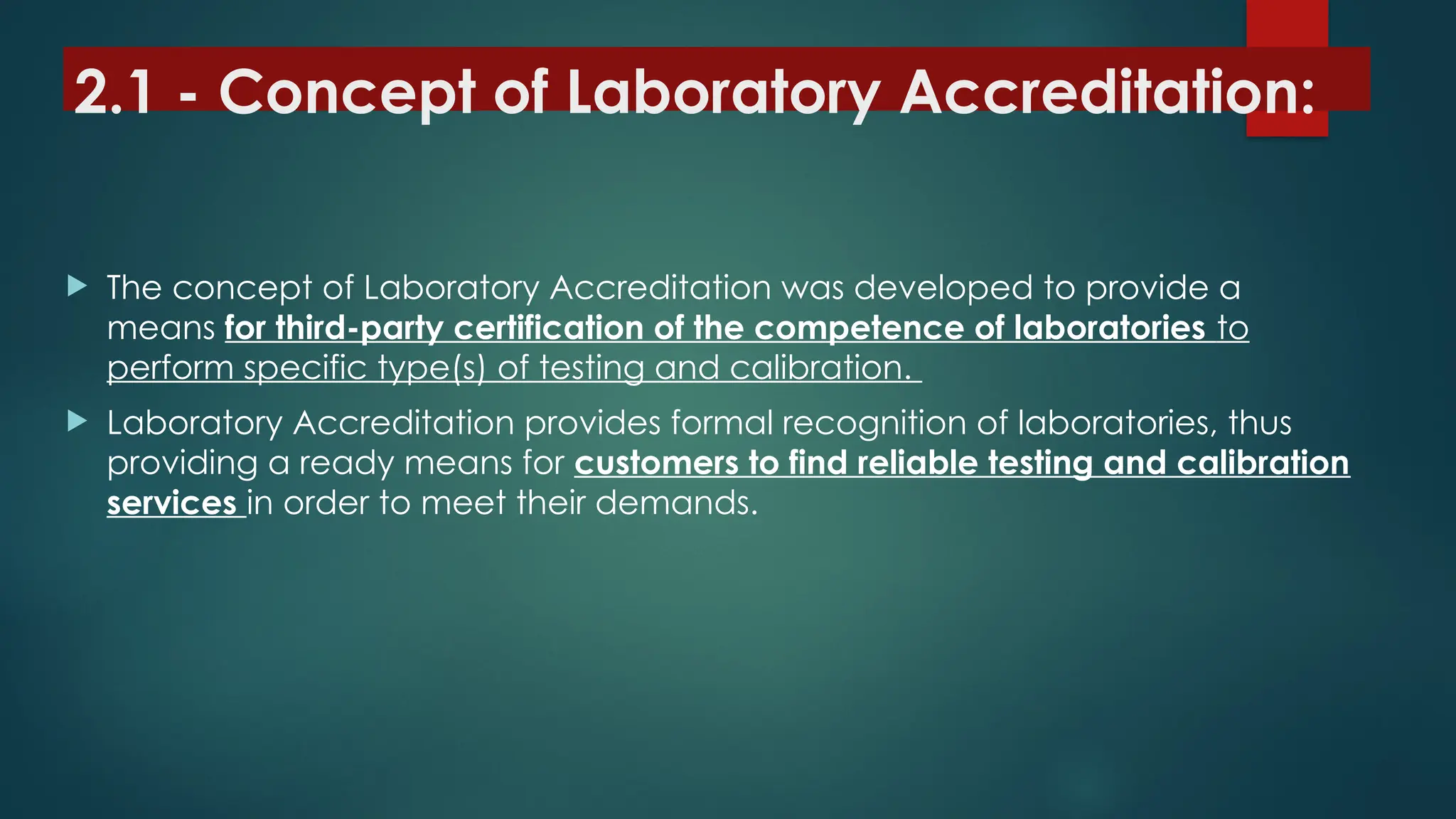 NABL accreditation : Principles and procedures | PPTX