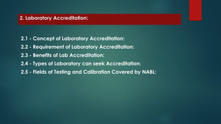 NABL accreditation : Principles and procedures | PPTX