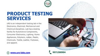 NABL Accredited Product Testing Laboratory in India.pptx