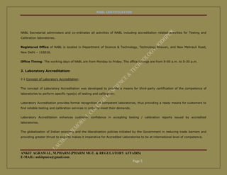NABL Certification | PDF