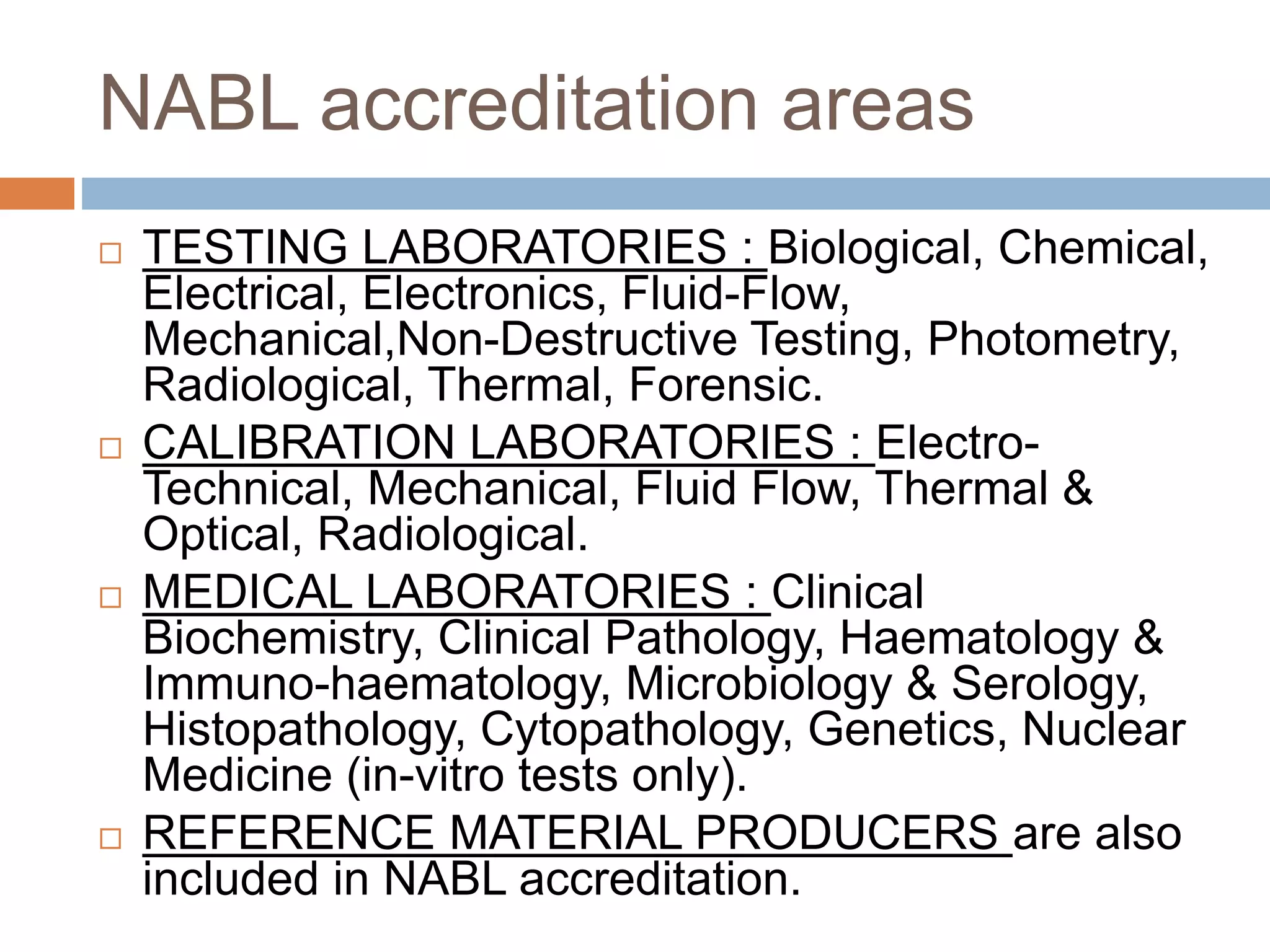 Nabl certification | PPTX