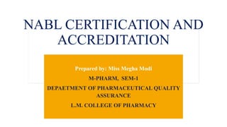 National Accreditation Board for Testing and Calibration Laboratories ...