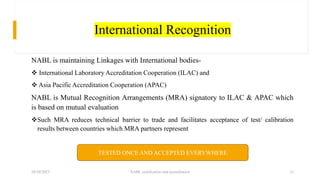 National Accreditation Board for Testing and Calibration Laboratories ...