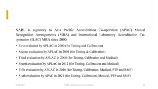 National Accreditation Board for Testing and Calibration Laboratories ...