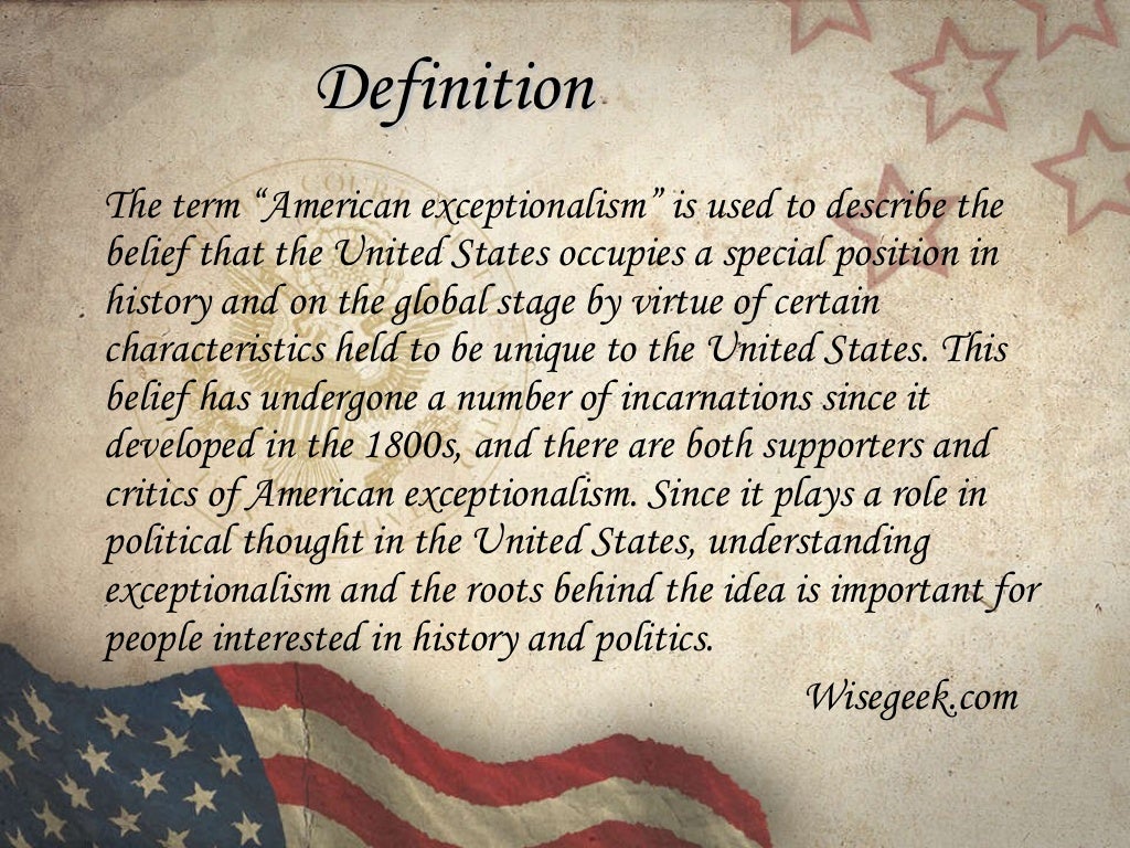 Exceptionalism American