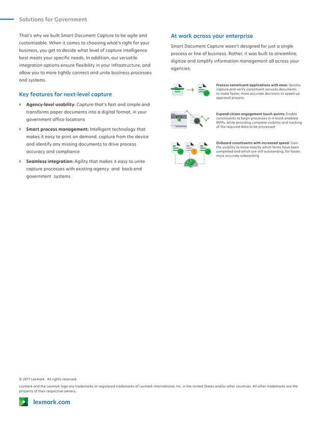Lexmark Smart Document Capture for Government | PDF