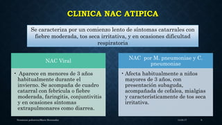 Neumonia adquirida en la comunidad pediátrica | PPTX
