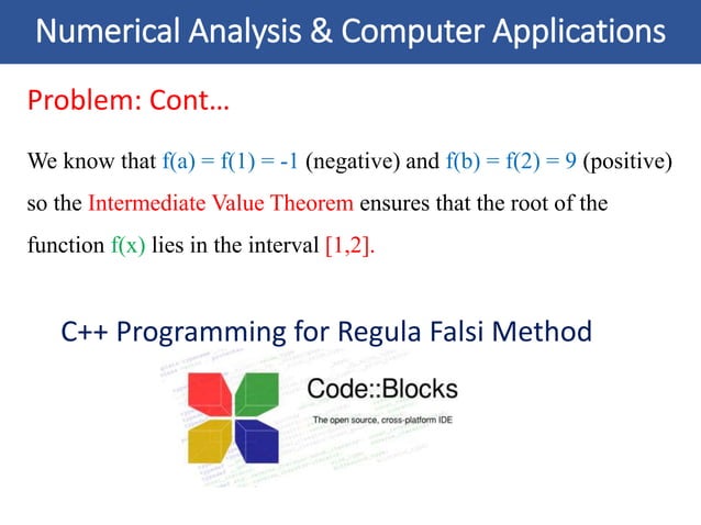 NACA Regula Falsi Method | PPT