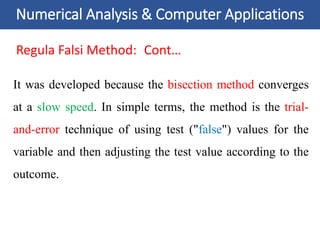 NACA Regula Falsi Method | PPT