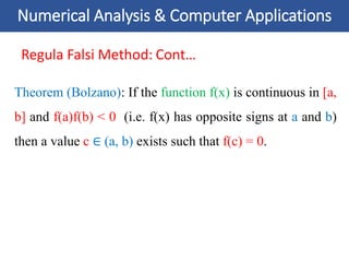 NACA Regula Falsi Method | PPT