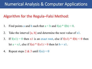 NACA Regula Falsi Method | PPT
