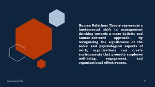 HUMAN RELATIONSTHEORY IN ORGANIZATION & MANAGEMENT MPA211.pptx