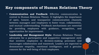 HUMAN RELATIONSTHEORY IN ORGANIZATION & MANAGEMENT MPA211.pptx