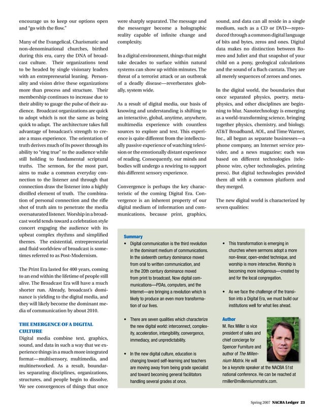 Digital Dynamic - Future of the Church | PDF