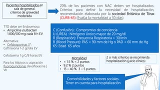Neumonía Adquirida en la Comunidad (NAC) | PPTX