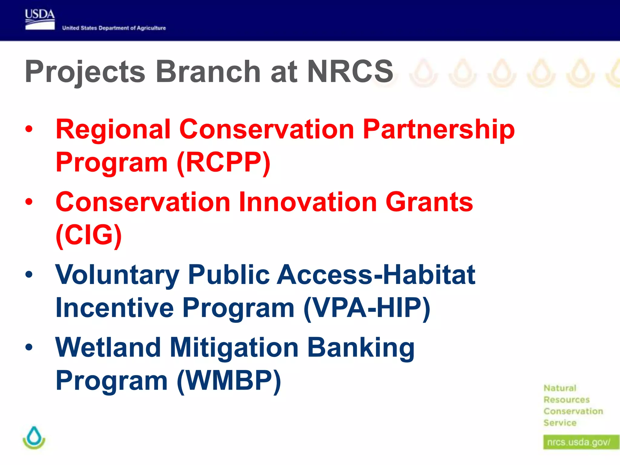 USDA Conservation Innovation Grants | PPTX