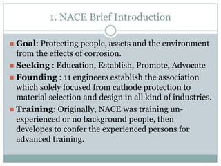 NACE introduction and related terms | PPTX